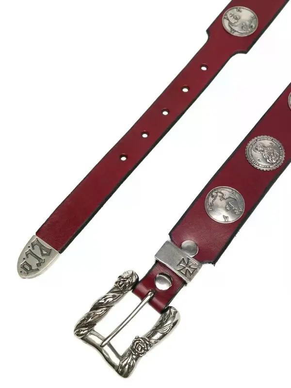 Enfants Riches DéPriméS Multi-Coin Belt - Bordeaux / Silver